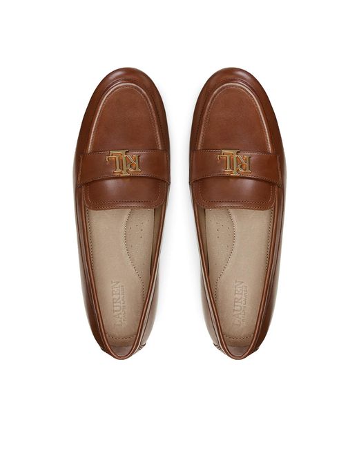 Ralph Lauren Lok Fu Shoes in Brown | Lyst