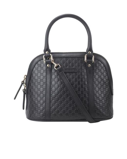 Gucci Logo Shoulder Bag in Black | Lyst