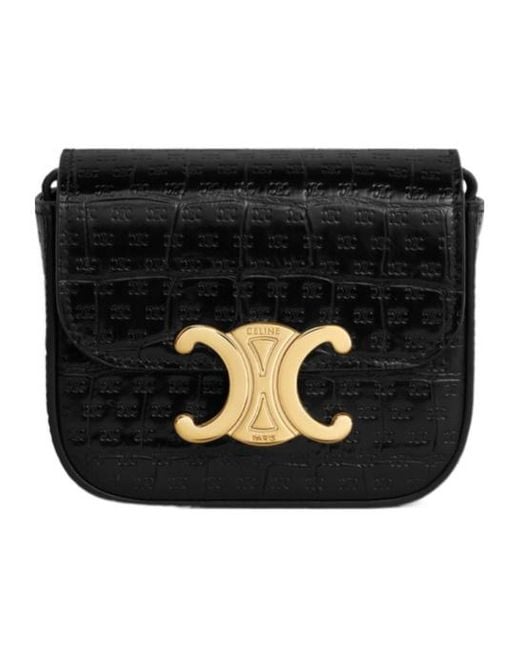 Celine Mini Claude in Black | Lyst