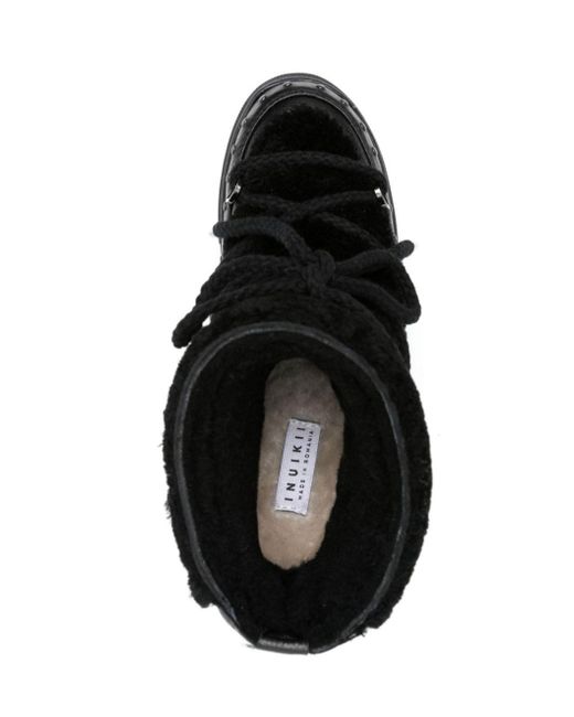 Inuikii Rivet-Trimmed Boots in Black | Lyst