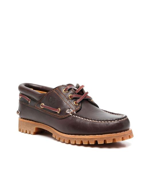 Timberland Laced Derby Shoes in Brown | Lyst