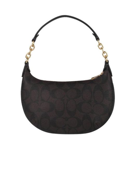 COACH Mini Payton Shoulder Bag in Black | Lyst