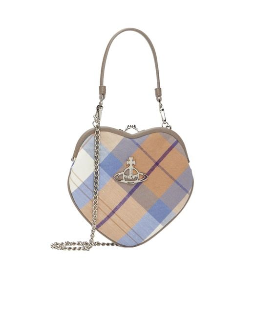 Vivienne Westwood Belle Heart Frame Bag in White | Lyst