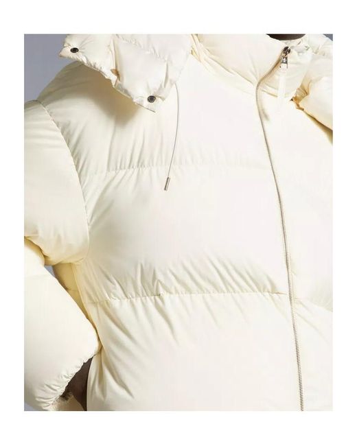 Moncler Antila Logo Sticker Down Jacket in Natural for Men | Lyst