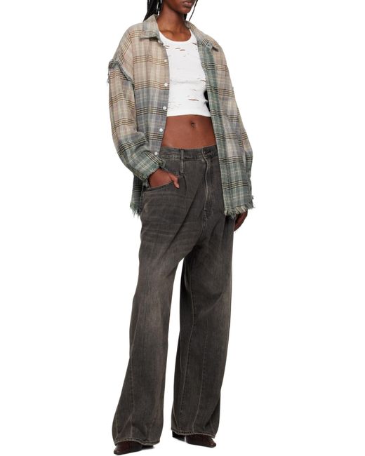 R13 Double Loop Jeans in Black | Lyst