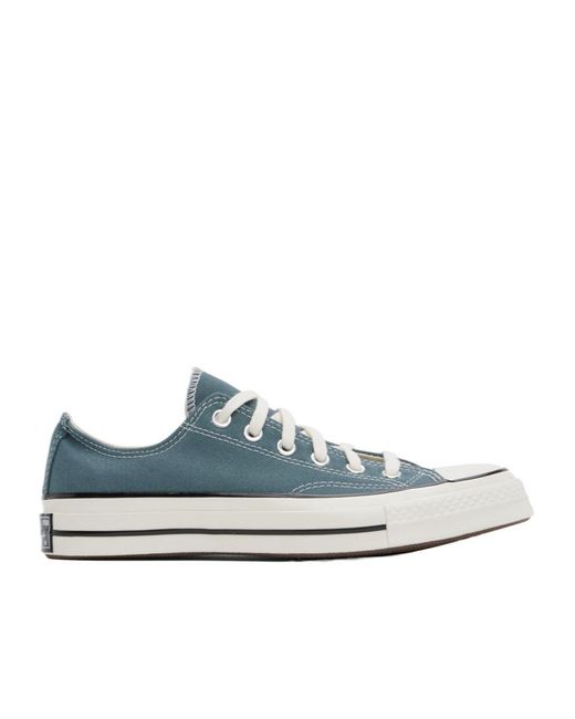Converse Chuck 70 Logo Low-Cut Sneakers in Blue for Men | Lyst