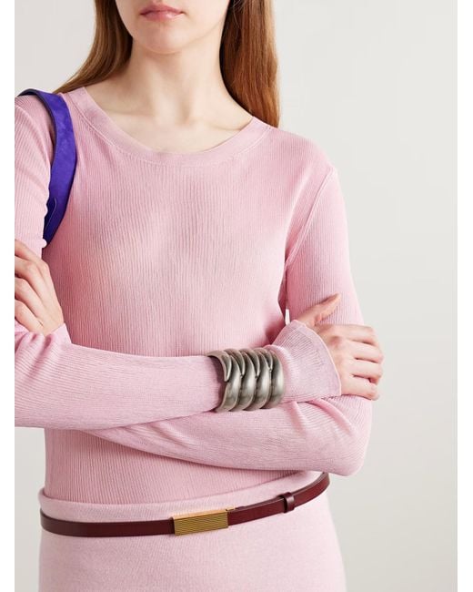 KHAITE Cyclone Cuffs in Gray | Lyst