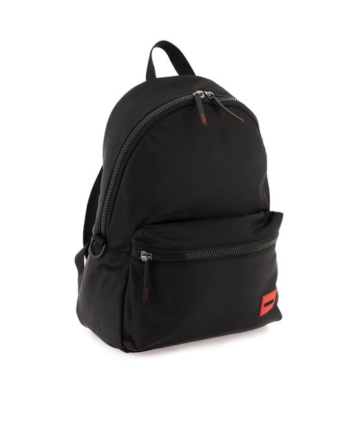 BOSS Ethon 2.0 Logo-Patch Backpack in Black for Men | Lyst