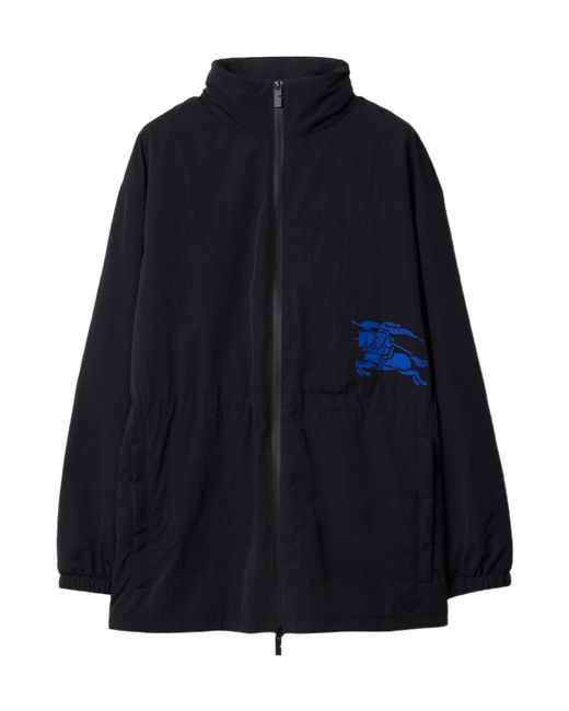 Burberry Jacket in Blue | Lyst