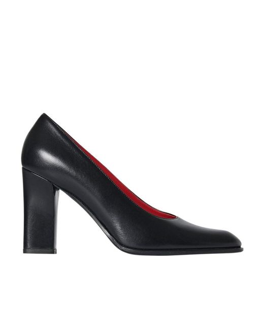 The Row Logo High Heels in Blue | Lyst