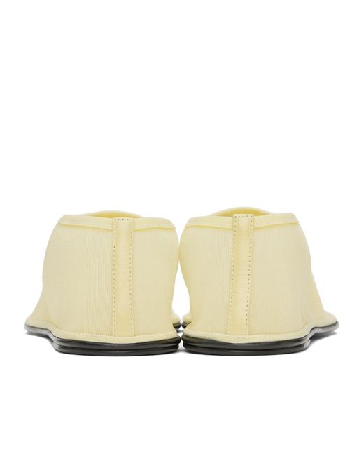 The Row Pull-On Flat Shoes in Natural | Lyst