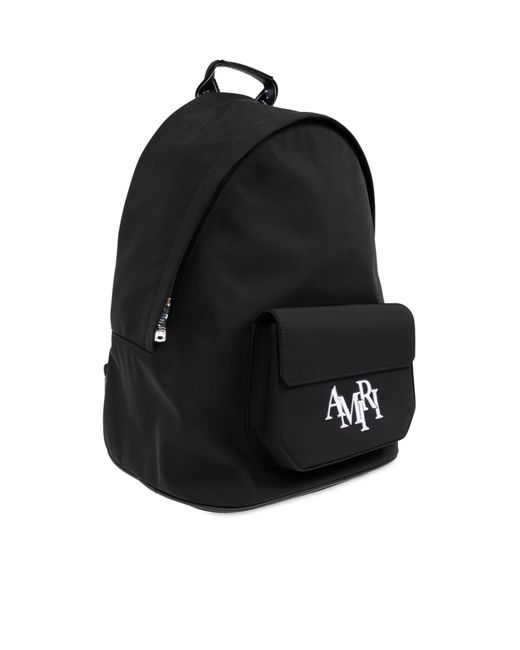 Amiri Logo Backpack in Black for Men | Lyst