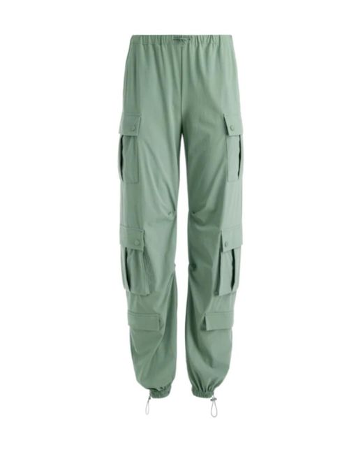 Alice + Olivia Parachute Overalls in Green | Lyst