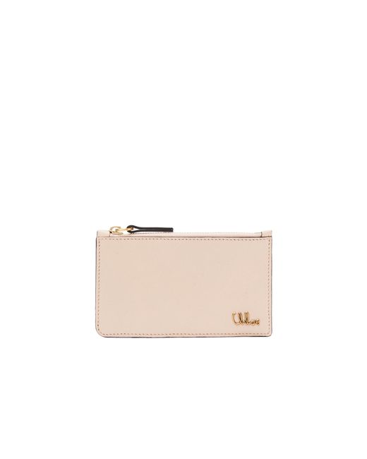 Chloé Iconic Small Wallet in Natural | Lyst
