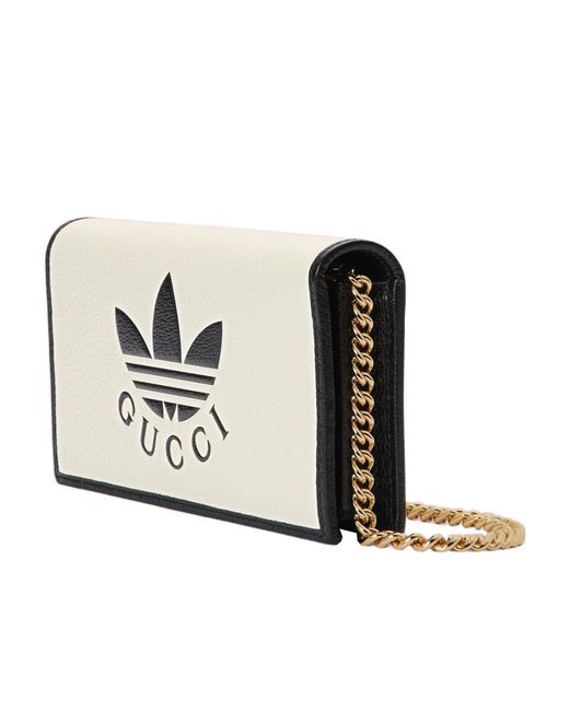 Gucci X Adidas Chain Shoulder Bag in Natural | Lyst