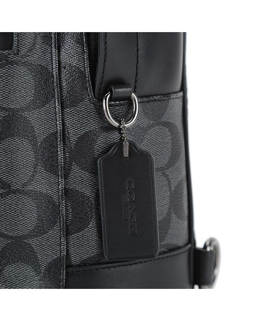 COACH Logo Printed Chest Bag in White for Men | Lyst