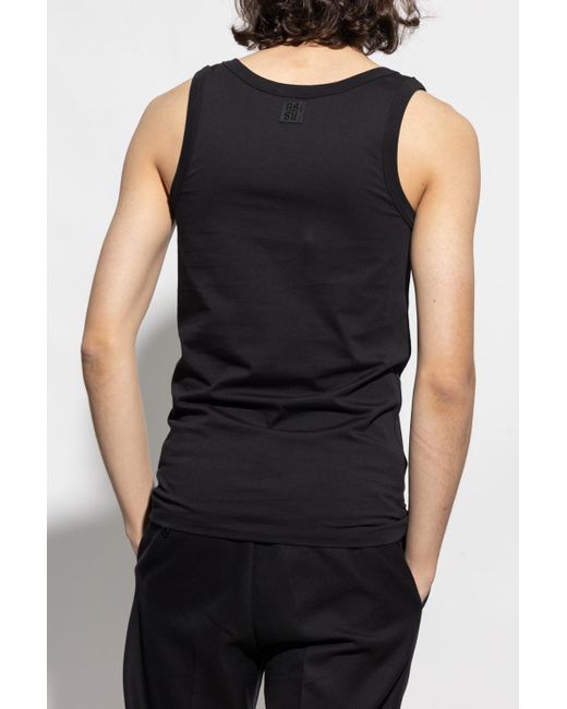 Raf Simons Logo Vest in Black for Men | Lyst