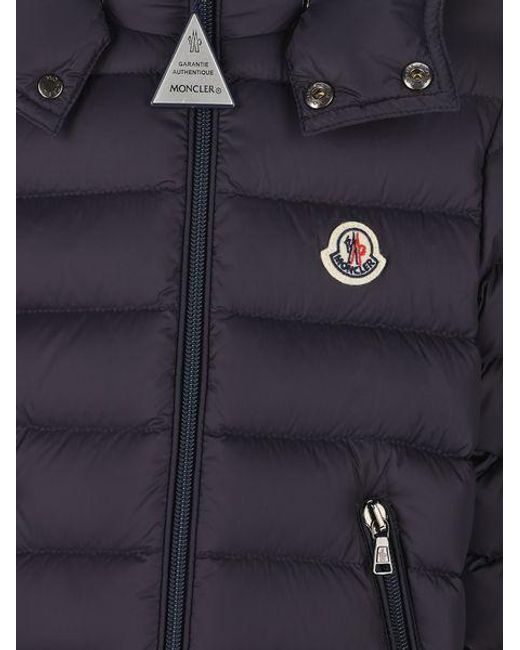 Moncler Detachable-Hood Puffer Jakcte in Blue | Lyst