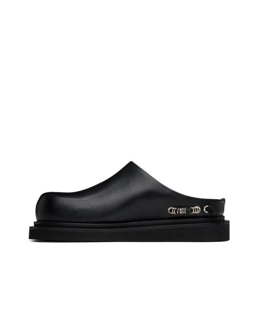 Toga Virilis Round Toe Mules in Black for Men | Lyst