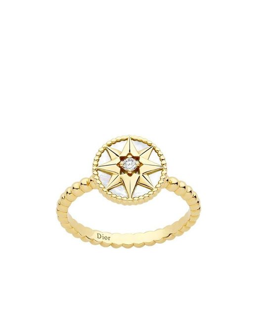 Dior Rose Des Vents Ring in Metallic | Lyst