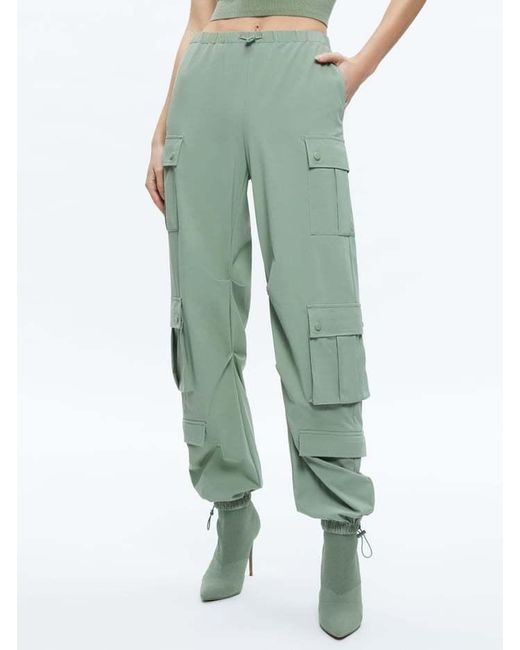 Alice + Olivia Parachute Overalls in Green | Lyst