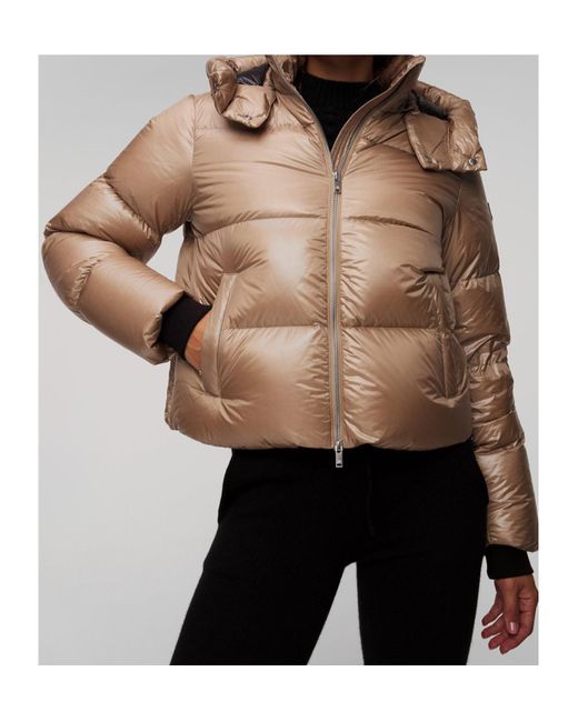 Moose Knuckles Moonstone Puffer Jacket in Natural | Lyst