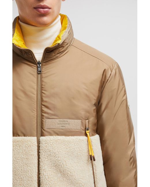 Moncler Vallorch Double-Sided Down Jacket in Natural for Men | Lyst