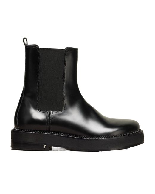 Ami Paris Ami Alexandre Mattiussi Anatomical Toe Chelsea Boots in Black ...