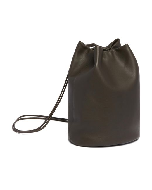 The Row Joe Drawstring Backpack in Gray | Lyst