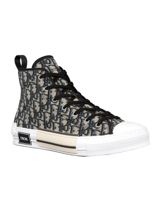 Dior High-Top Sneaker B23 in Black for Men | Lyst