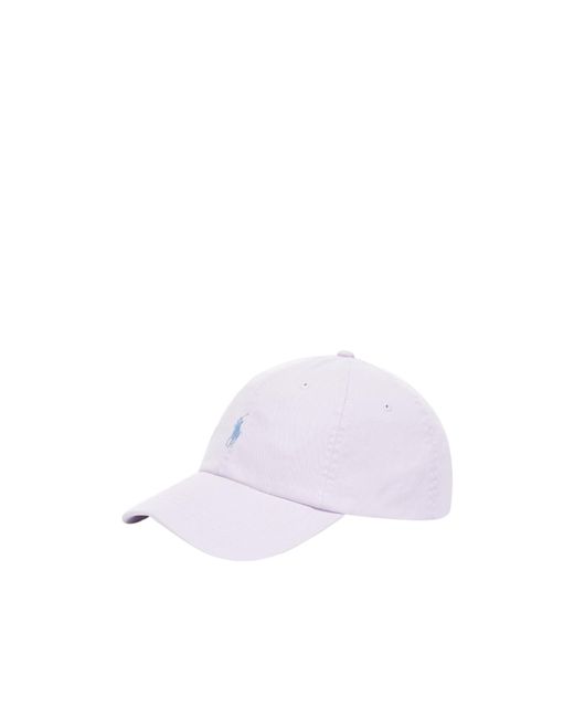 Ralph Lauren Rl Classic Logo Cap Puprle in White for Men | Lyst