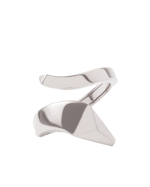 Prada Eternal Toi Et Moi Snake Mini Ring in White for Men | Lyst