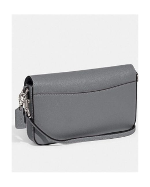 COACH Wyn Flip Shoulder Bag in Gray | Lyst