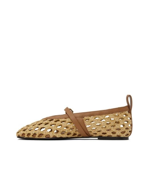 Rag & Bone Square Toe Ballet Flats in Brown | Lyst