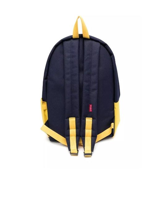 Polo Ralph Lauren Pattern Backpack in Blue | Lyst