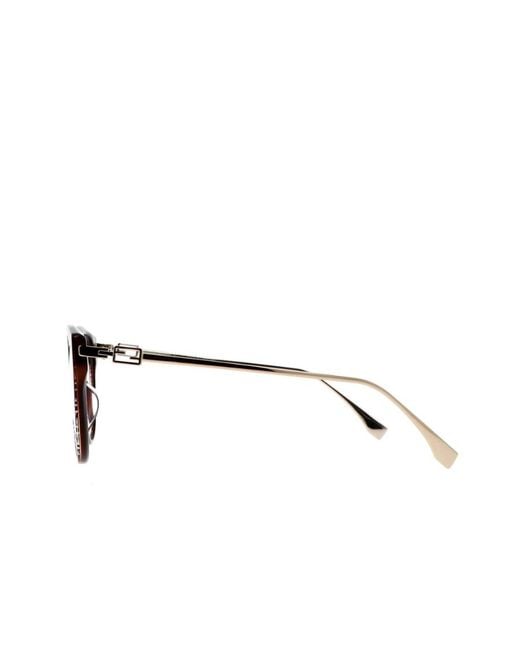 Fendi Cat-Eye Frame Glasses | Lyst UK