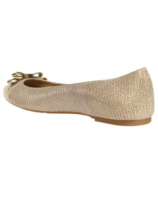 Michael Kors Andrea Chain-Mesh Ballerina Shoes | Lyst