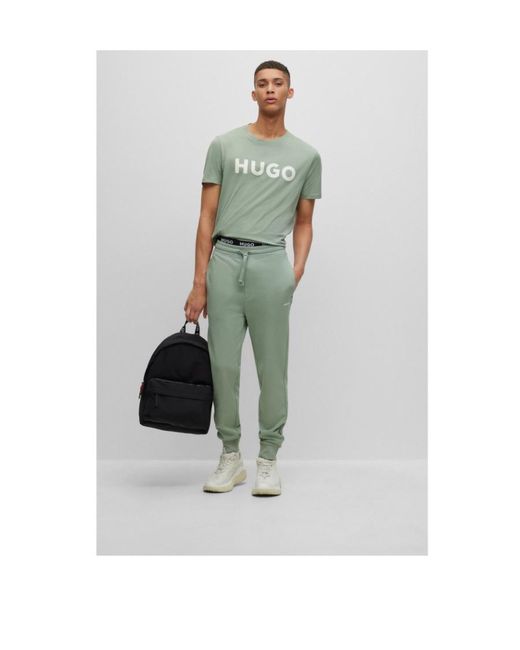 BOSS Logo-Strap Zip-Up Backpack in Black for Men | Lyst