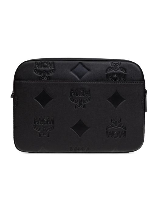 MCM Logo Cross-Body Bag in Black for Men | Lyst