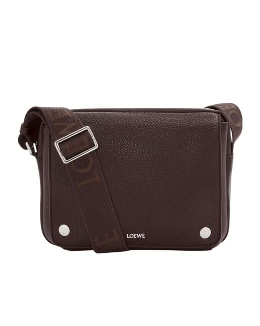 Loewe Medium Pebble Messenger Bag in Brown for Men | Lyst