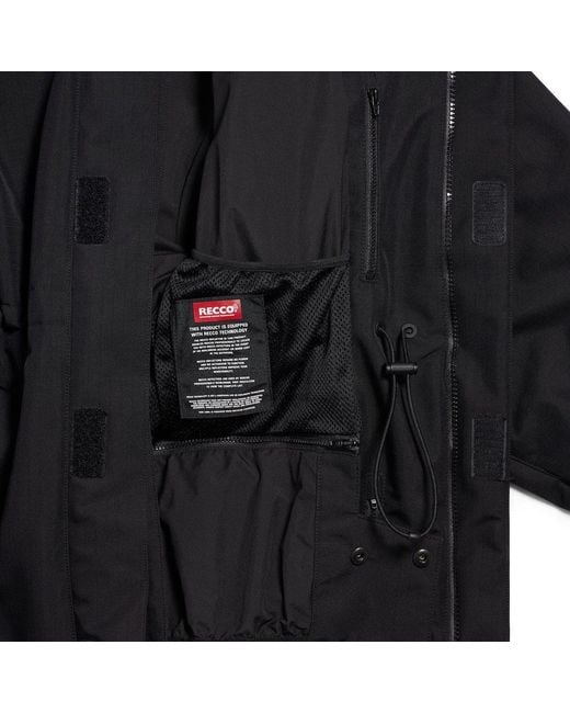Balenciaga 3B Sports Icon Ski Jacket in Black | Lyst