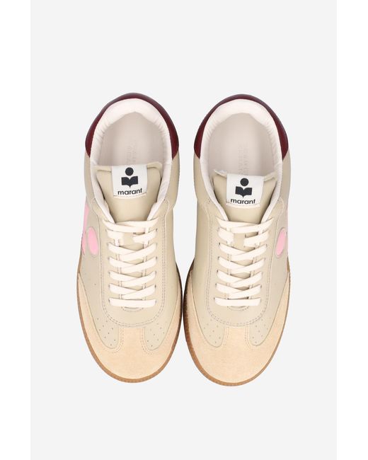 Isabel Marant Logo Low-Top Sneakers in Pink | Lyst UK