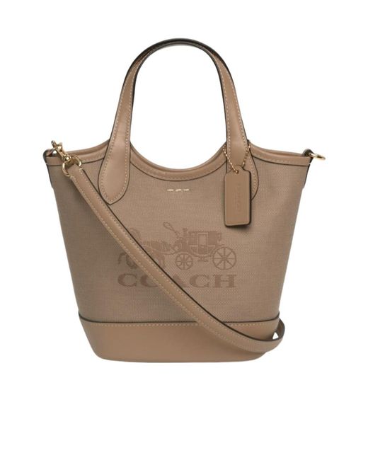 COACH Double Handle Shoulder Bag | Lyst