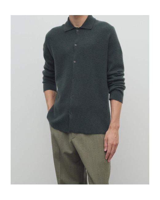 The Row Iverson Silk, Cashmere And Cotton-Blend Jacket in Green for Men ...