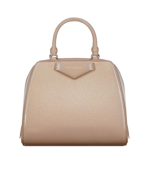 Givenchy Mini Antigona Cube Shoulder Bag in Natural | Lyst