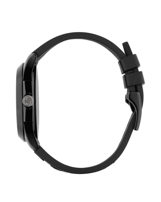 Gucci G-Timeless Ghost Logo Watch in Black for Men | Lyst