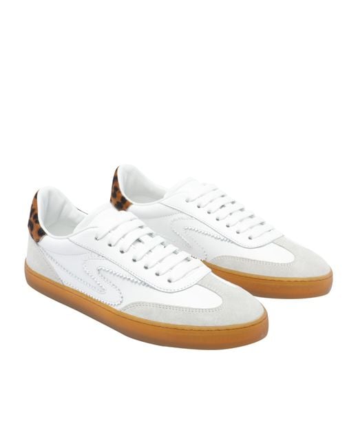 Stuart Weitzman Sw Runaround Sneaker in White | Lyst