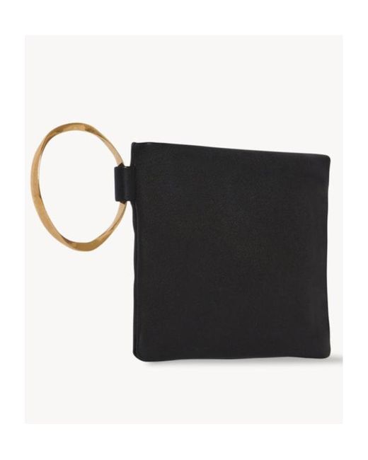 The Row Bracelet Sqaure Clutch Bag in Black | Lyst