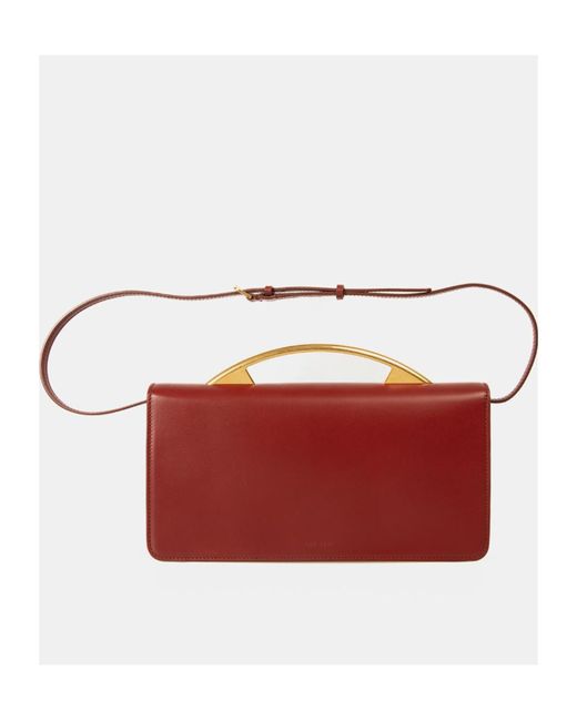 The Row Flip Shoulder Bag in Red | Lyst