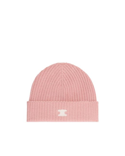 Celine Cashmere Cap in Pink | Lyst